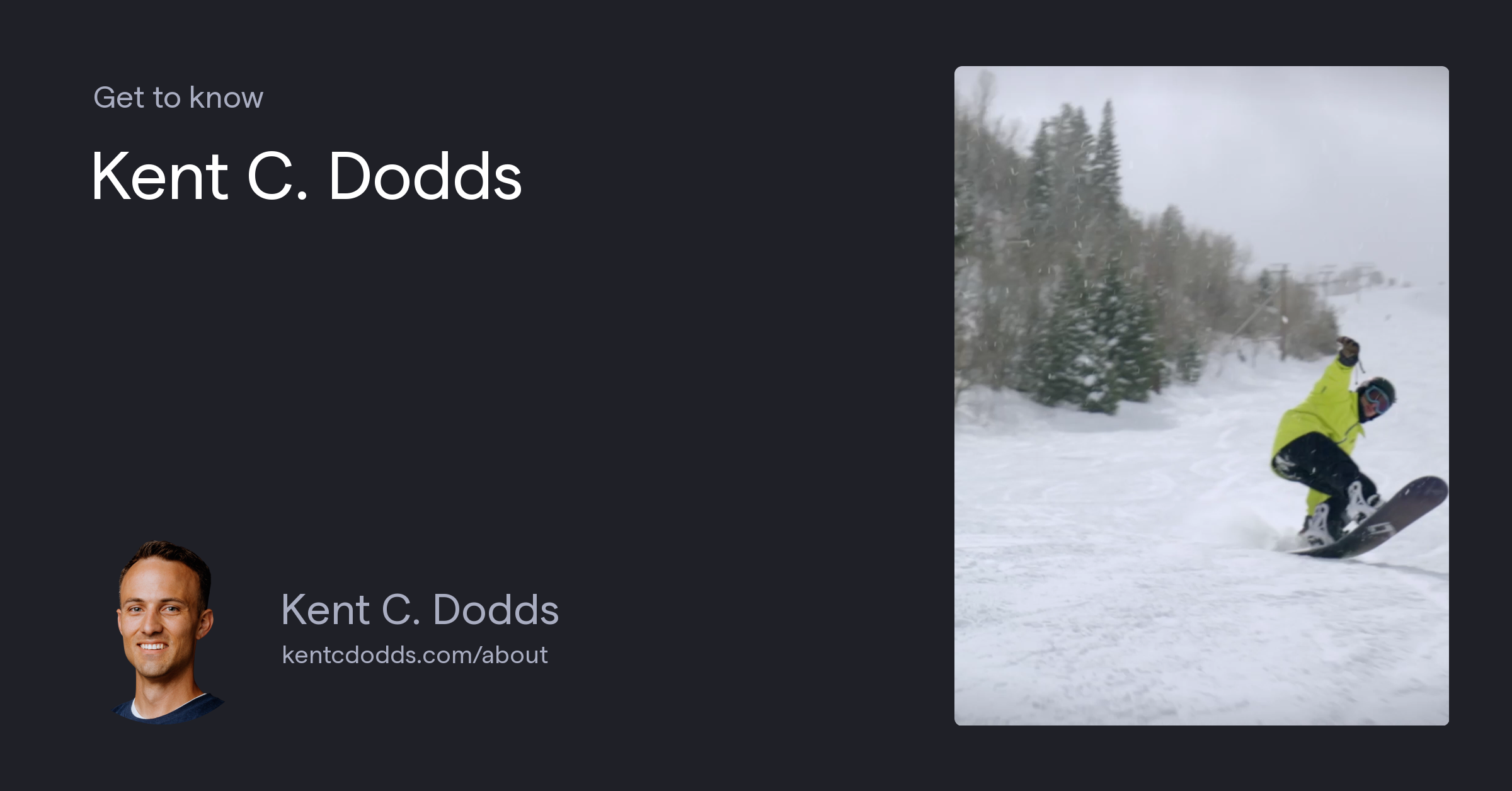 About Kent C. Dodds